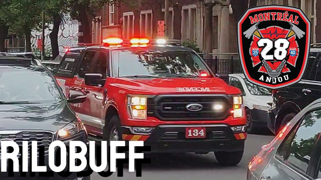 Montreal Fire Department [MFD-SIM] Fire Chief 134 responding in heavy ...