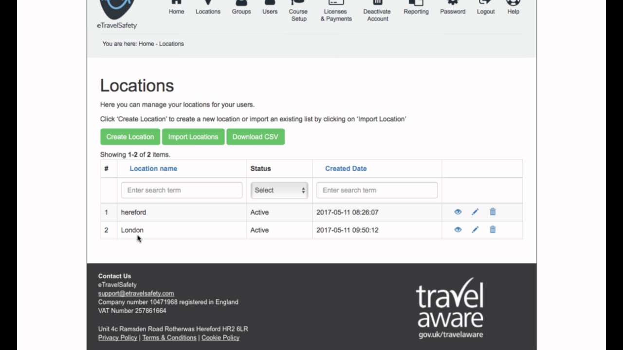 How To Create A Location On eTS Academy - YouTube