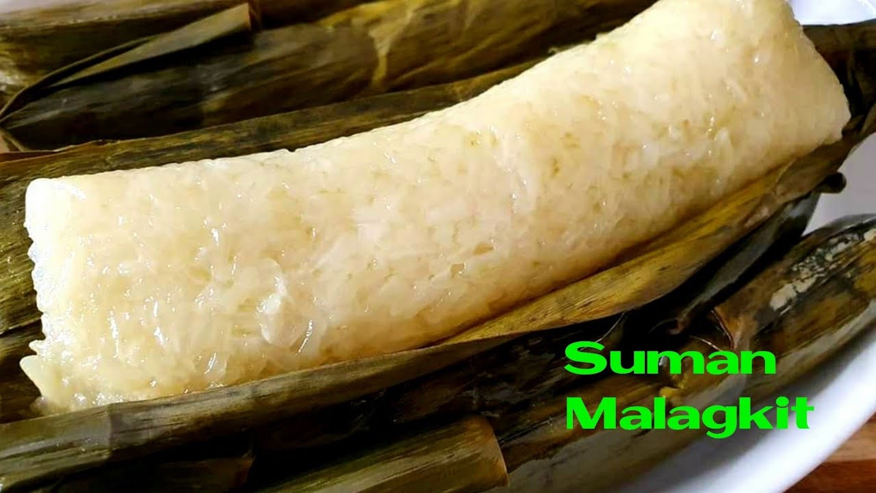 How To Make Suman Malagkit(Budbud)-Steamed Sticky Rice Cake Wrapped In ...