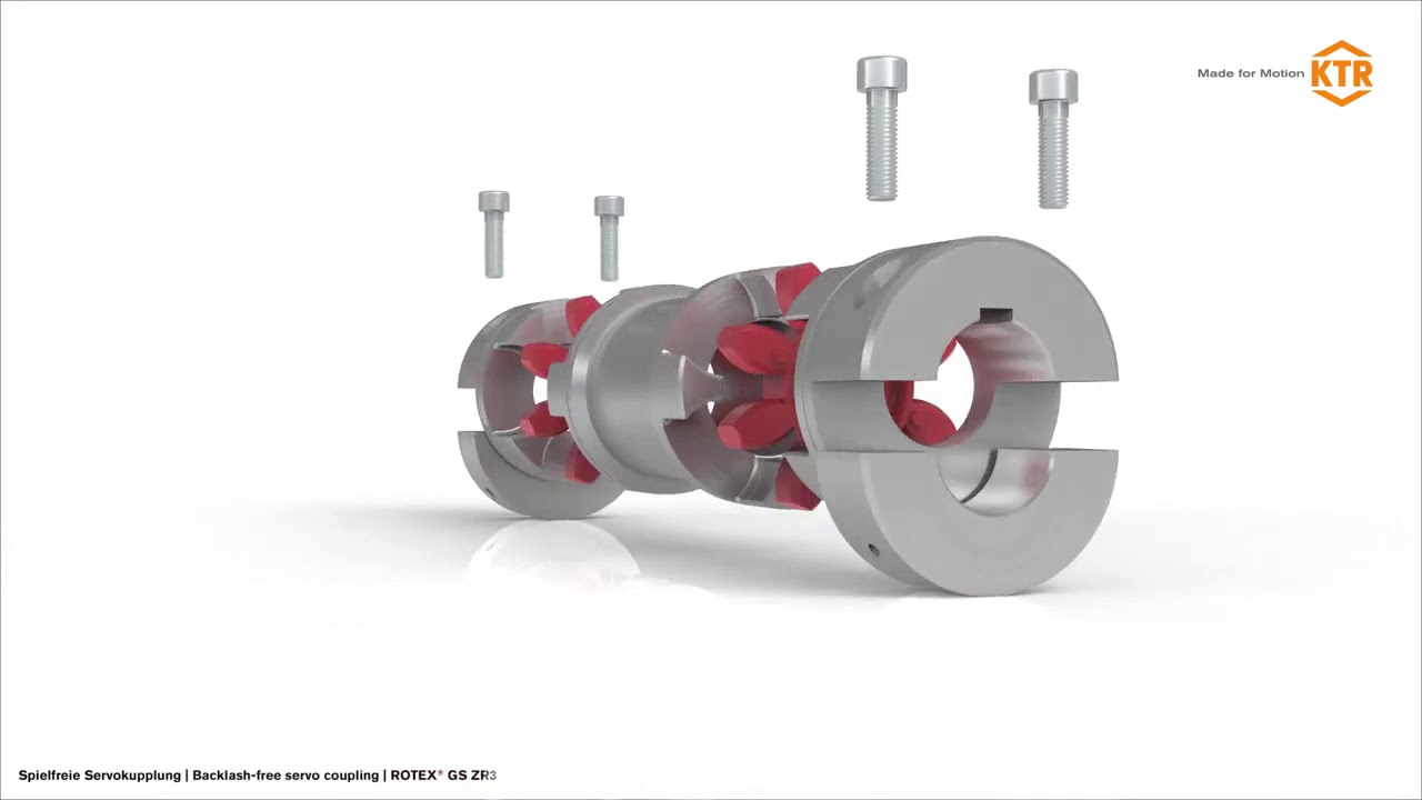 ROTEX GS ZR3 double cardanic backlash free servo couplings KTR Systems ...