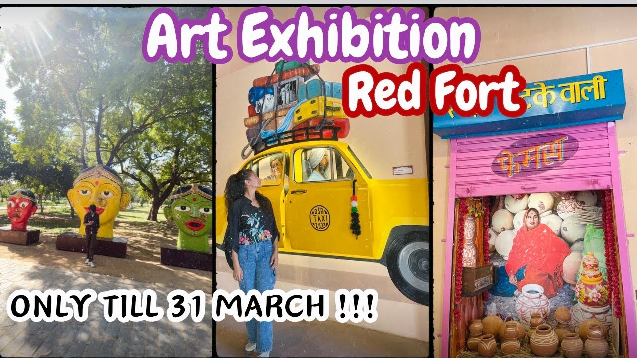 Art Exhibition | Red Fort | New Delhi | Maya Sharma - YouTube