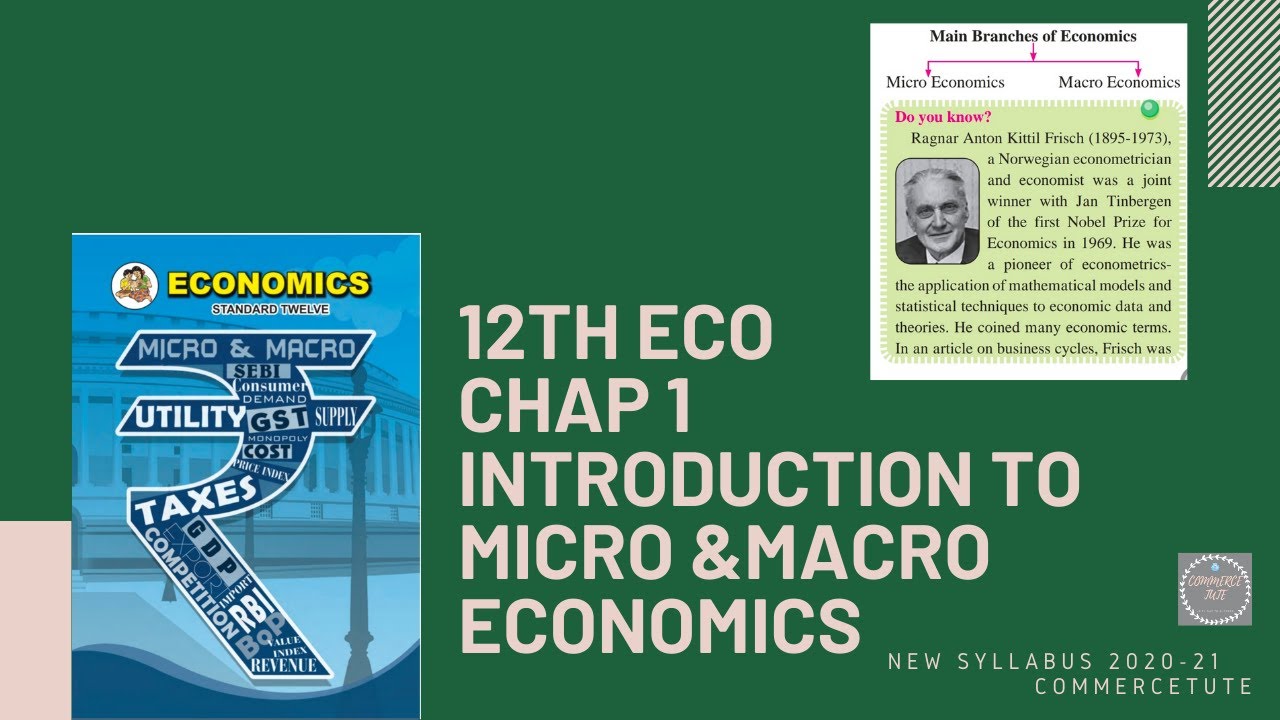 12th Economics Chap.1 Introduction To Micro & Macro Economics #New ...