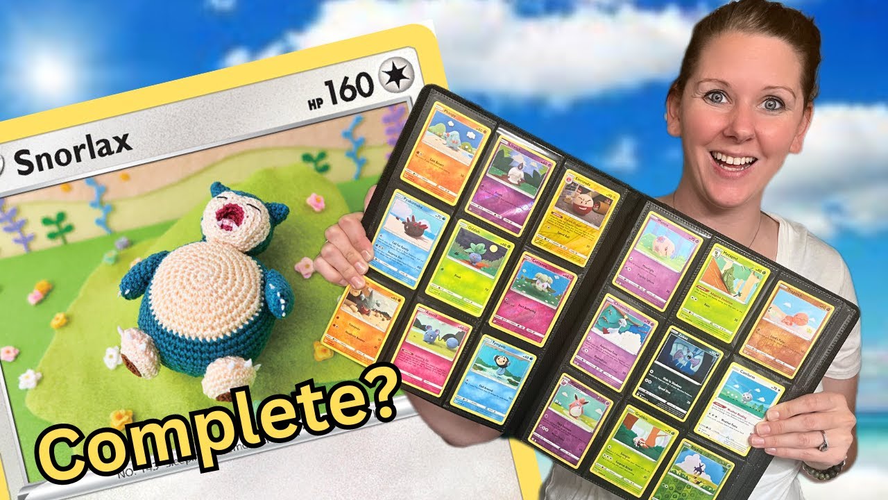 Can I complete an ENTIRE PAGE of my Asaka Ito Pokemon Card Binder ...