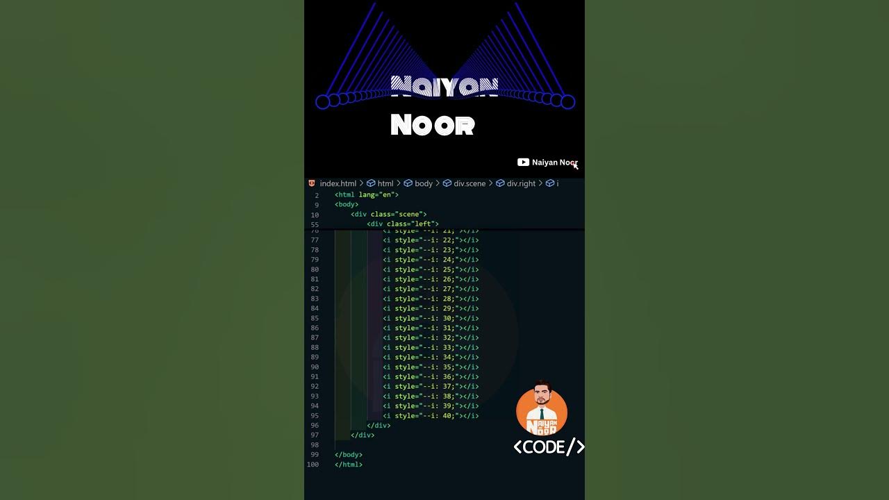 Pendulum Design Html Css Coding Naiyannoor Javascript