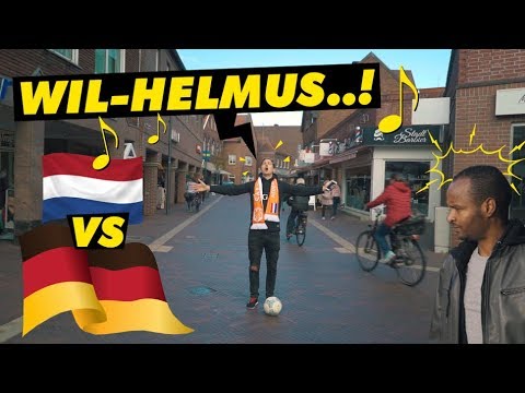 Slecht idee: het Wilhelmus zingen in Duitsland 😅😅 - Duitsland vs ...