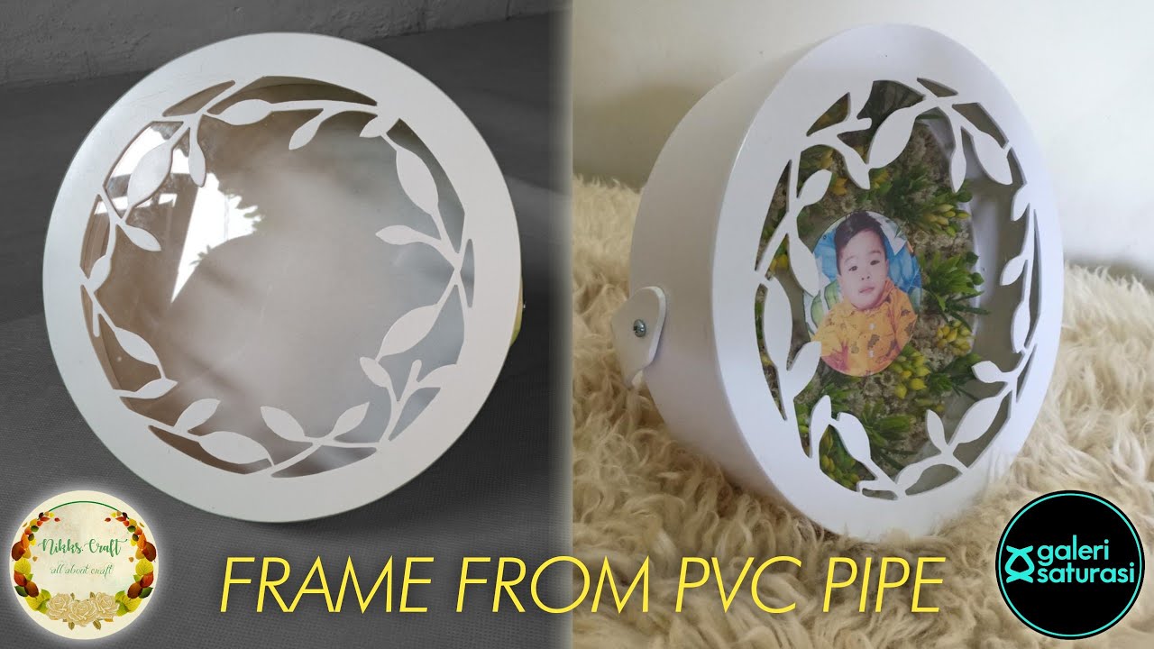 How to Make Photo Frame | Creative Ideas from PVC Pipe | Collaboration ...