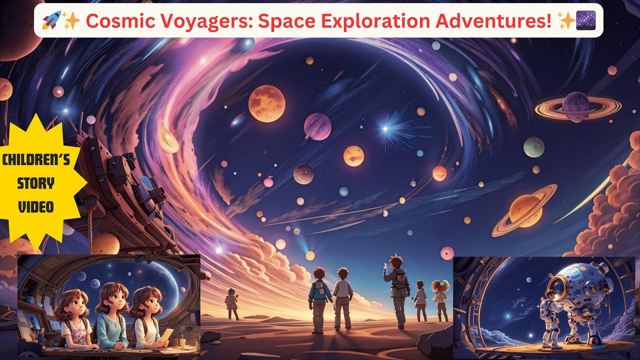 🚀 Cosmic Voyagers: Space Exploration Adventures! 🌌 Children's Story ...
