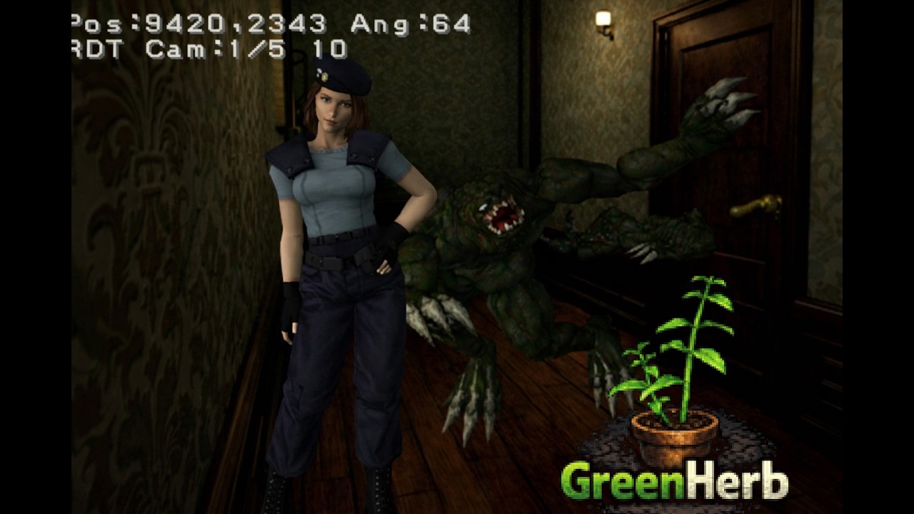 New Resident Evil engine for PS1: There is a boundless Hunter... - YouTube