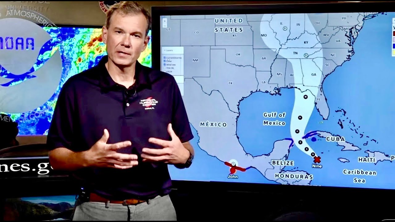 Afternoon update on Potential Tropical Cyclone Nine from the NHC in ...