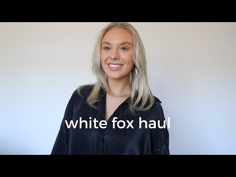 White fox boutique try - on  haul | black friday sale