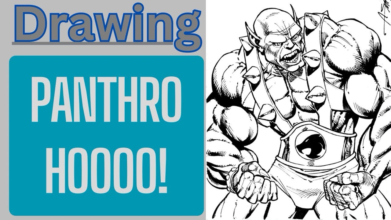 Drawing Thundercats’ PANTHRO! - YouTube