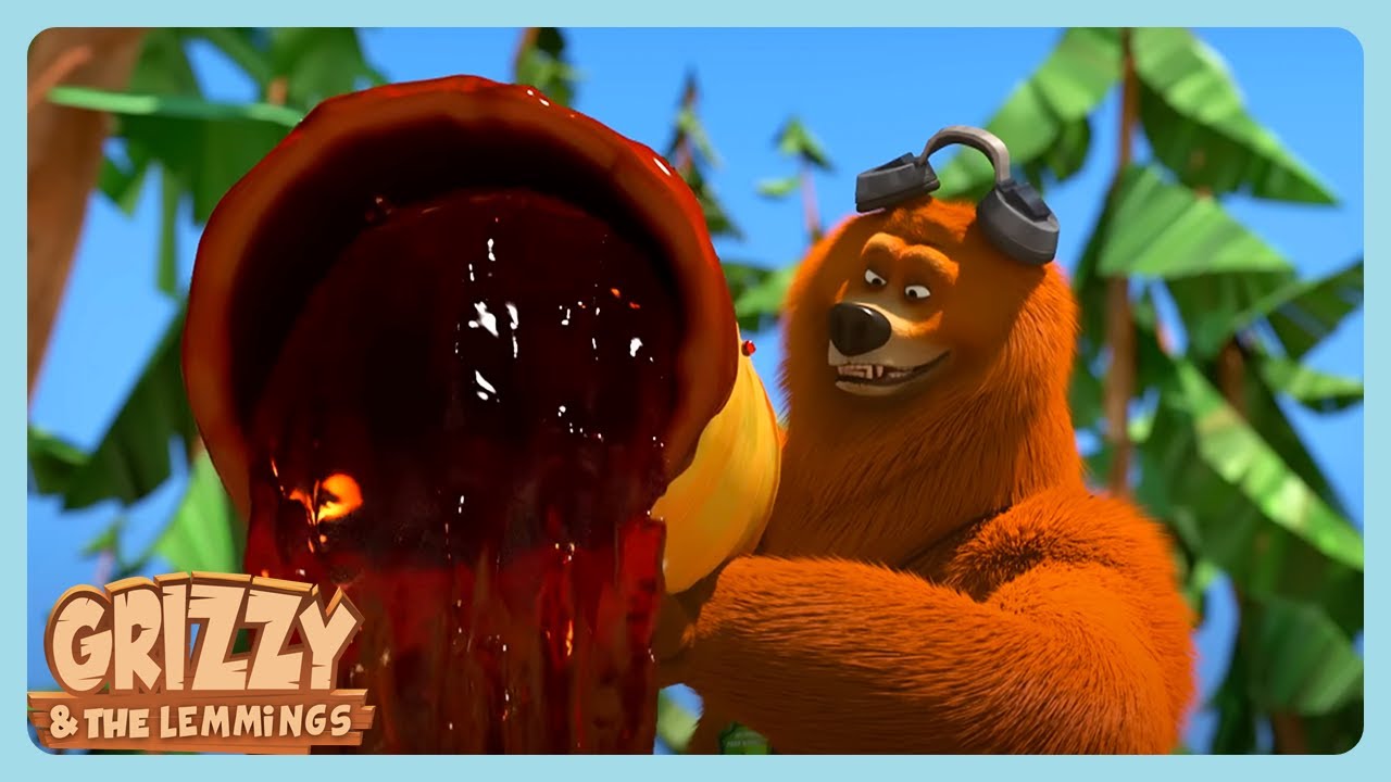 Grizzy & The Lemmings - Bear Art | WildBrain Zoo | 🐻🐹 Cartoon for Kids ...
