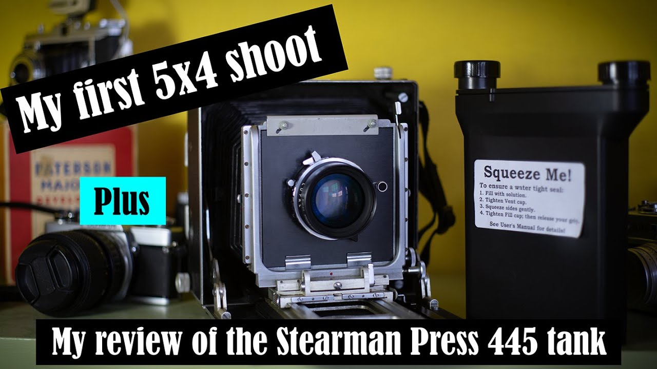 My First 5x4 film shoot - YouTube