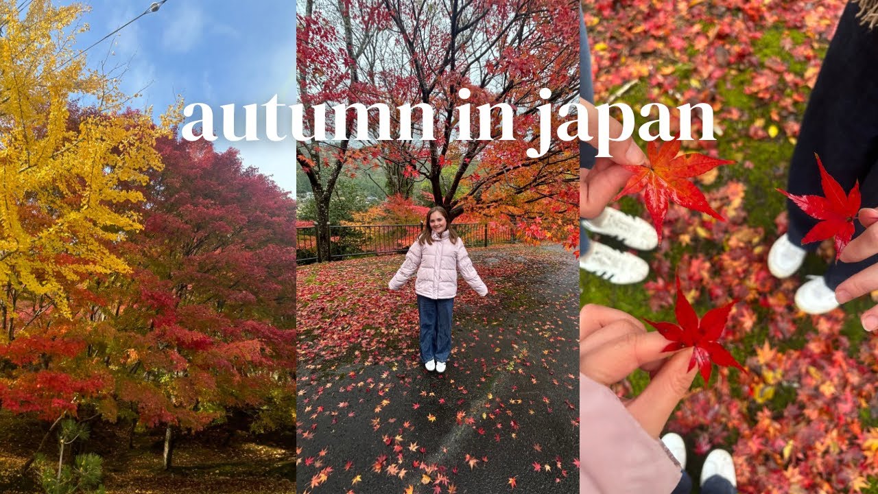 spend an autumn weekend in japan with me!!! - YouTube