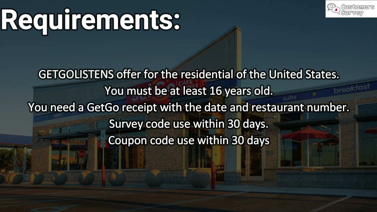GETGOLISTENS – GETGO LISTENS SURVEY – 10 PERKS BONUS (Customer ...
