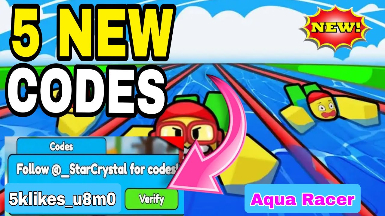 *All CODES WORK* Aqua Racer ROBLOX, August 23, 2024 - YouTube