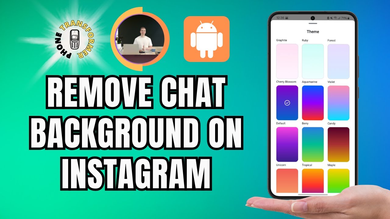 How to Remove Chat Background on Instagram - Full Guide - YouTube