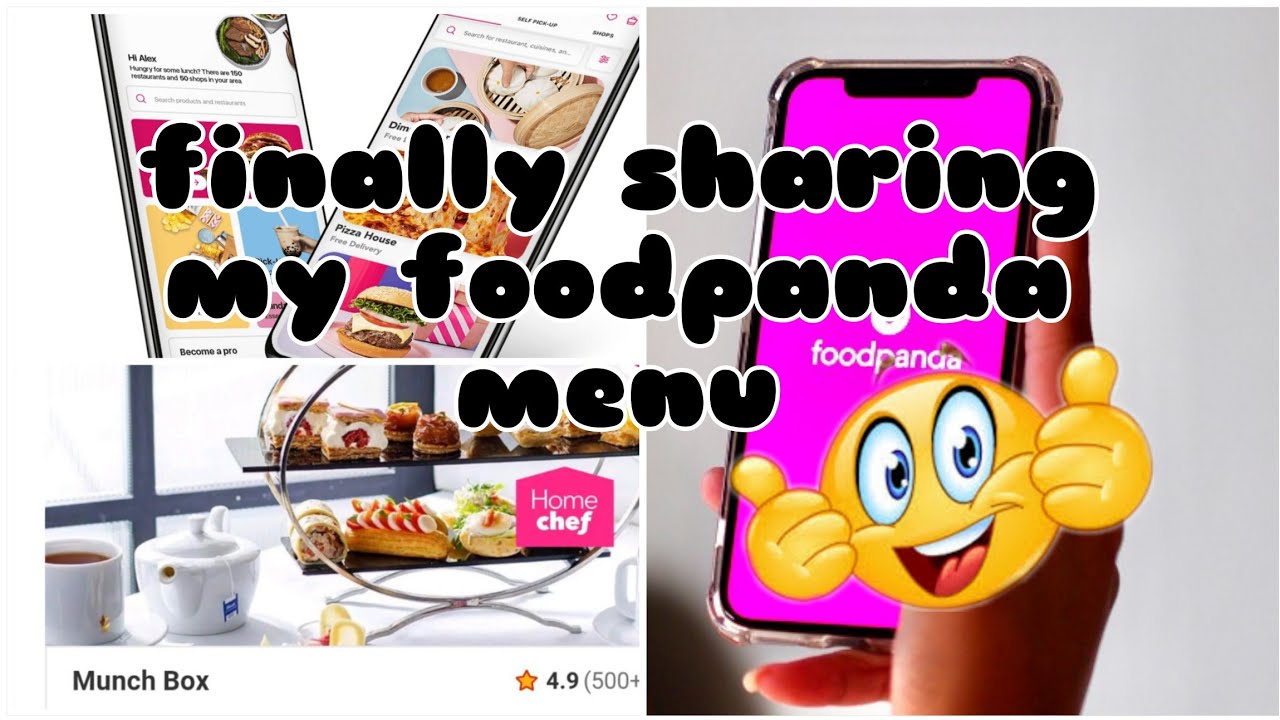 finally sharing my foodpanda menu😊 ||detailed video on foodpanda menu ...