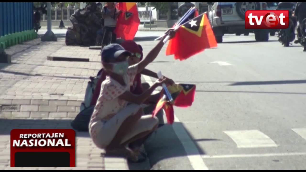 Bendera Nasional RDTL Haburas Kapital Dili - YouTube