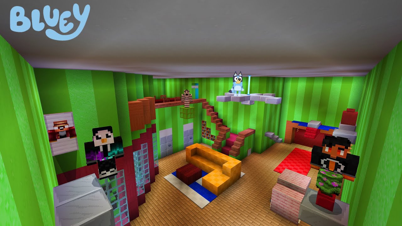 Minecraft Hide and Seek ~ Bluey’s House - YouTube