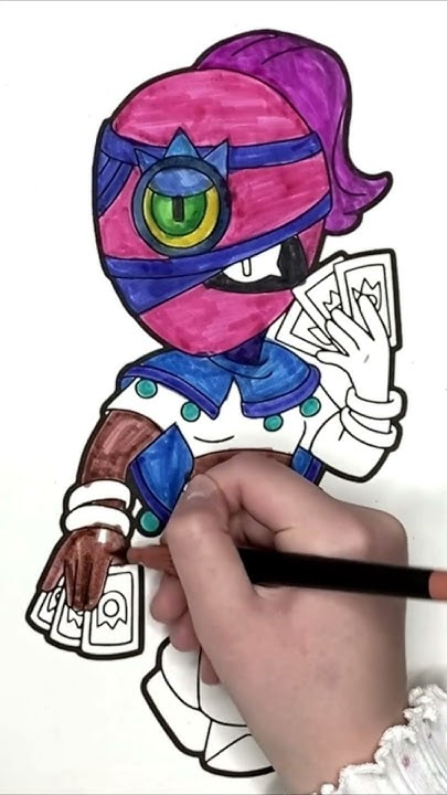How To Color Brawl Stars Coloring Game Tara Tara Shorts Stu Game Games Drawing Coloring
