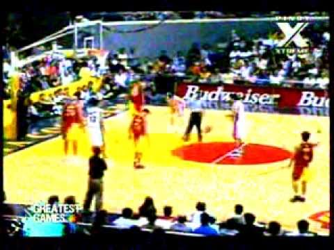 Barangay Ginebra vs. Batang Red Bull, PBA 2000 (25th season) Opening Game 1st Quarter - YouTube