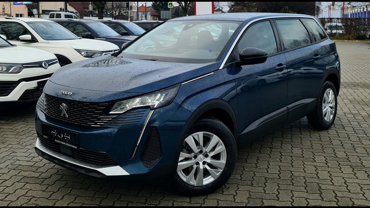 Peugeot 5008 Active Pack 1.2 PureTech 130 EAT8 Celebes Blue - YouTube