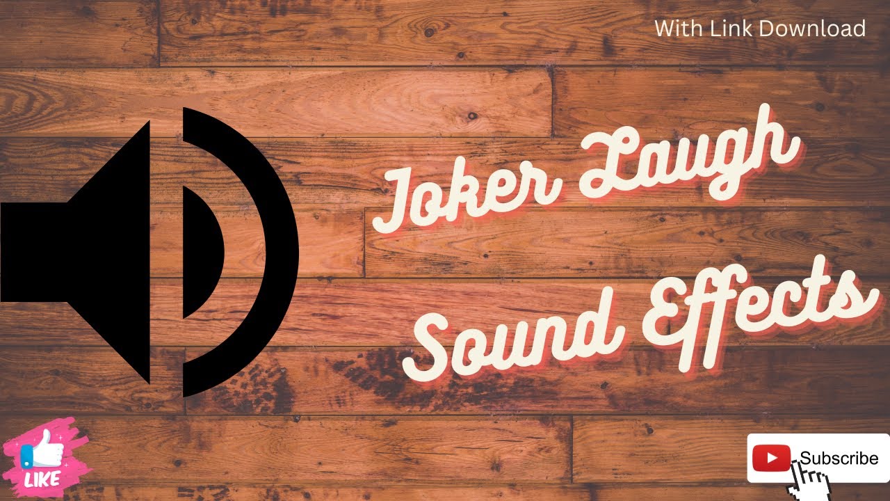 Joker Laugh Sound Effects - YouTube