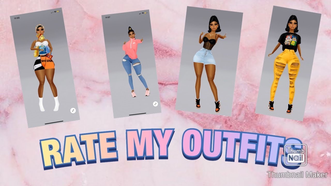 Bsf rates my outfits💗 - YouTube