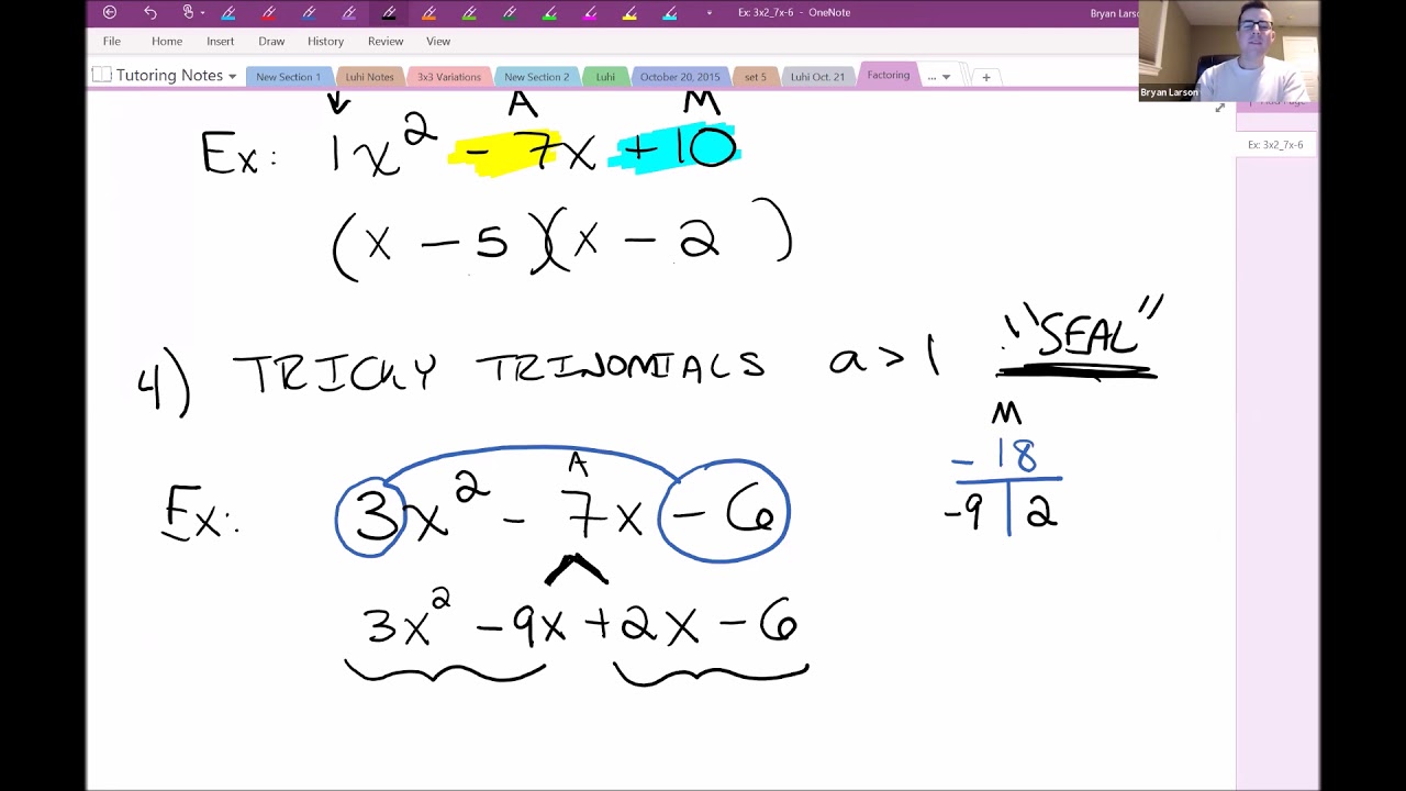 Factoring GCF DOTS Trinomials SOAP YouTube Factoring GCF DOTS Trinomials SOAP YouTube