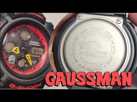 Casio g-shock AW-571E GAUSSMAN ENDURO ATNTIMAGNETIK vintage wath - YouTube