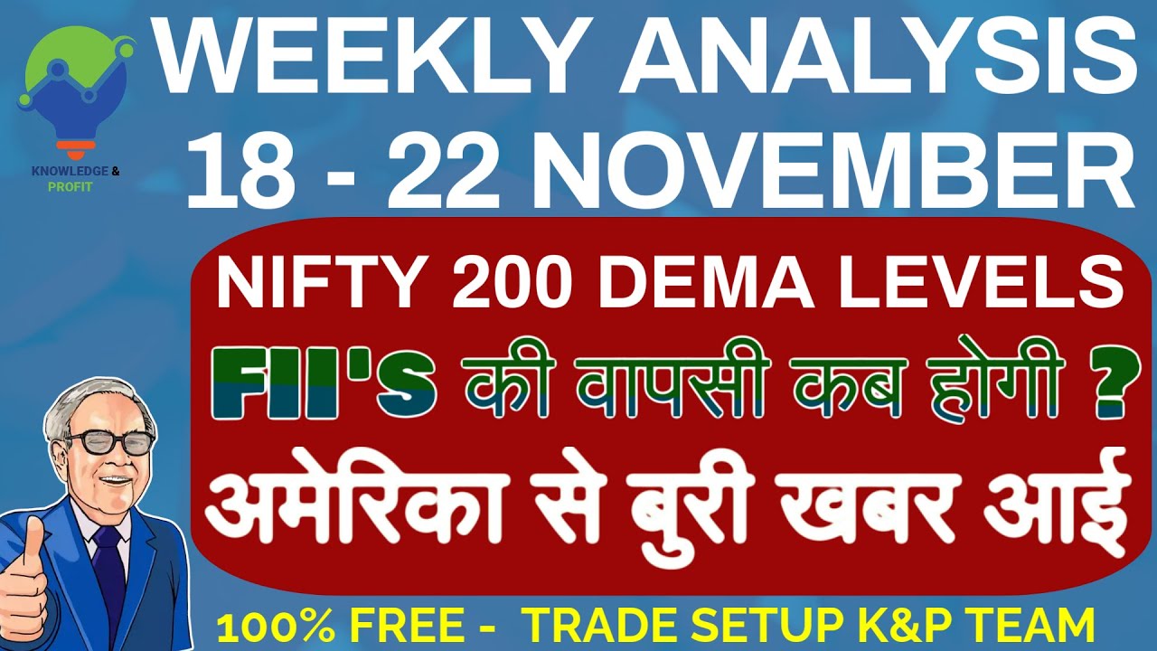 WEEK 18 - 22 NOVEMBER NIFTY AND BANKNIFTY PREDICTION | ANALYSIS OF ...