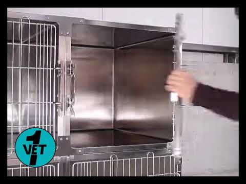Oxygen Therapy Door for Vet1 Cage - YouTube