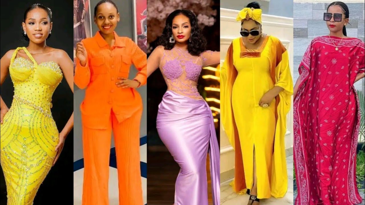 MISHONO BOMBA YA VITAMBAA FABRIC GOWN DRESS BOUBOU TRENDING KENTE ...