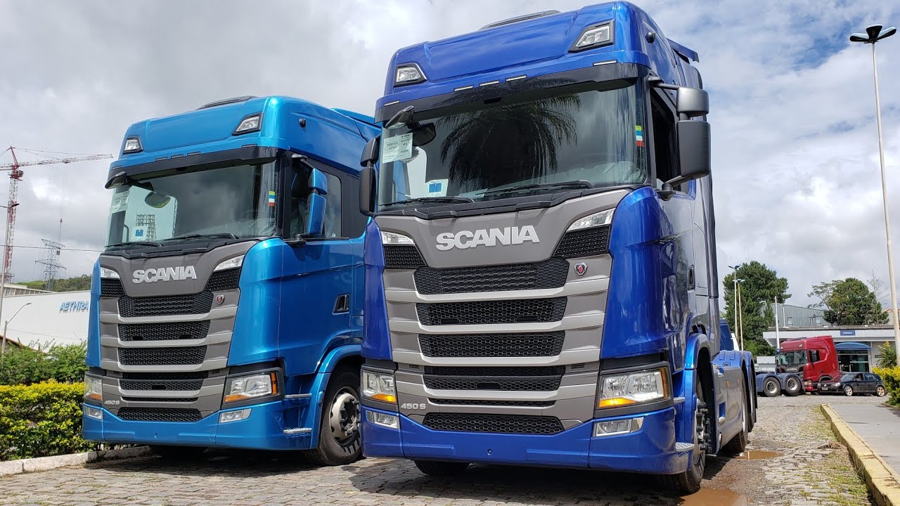 DETALHES DO NOVO AZULÃO DA SCANIA 450 S !!! - YouTube