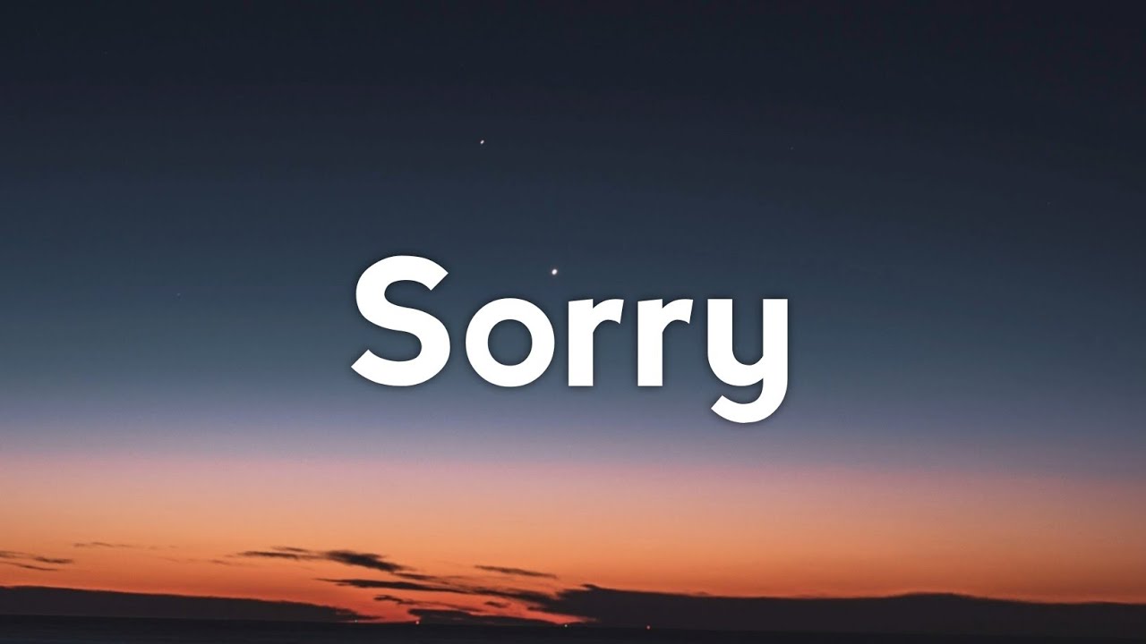 Russ - Sorry (Lyrics) - YouTube