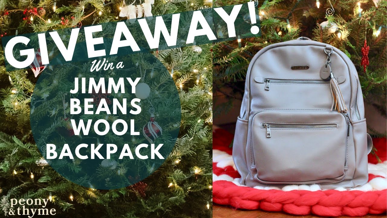 GIVEAWAY! Win a Jimmy Beans Wool Maker Backpack! - YouTube