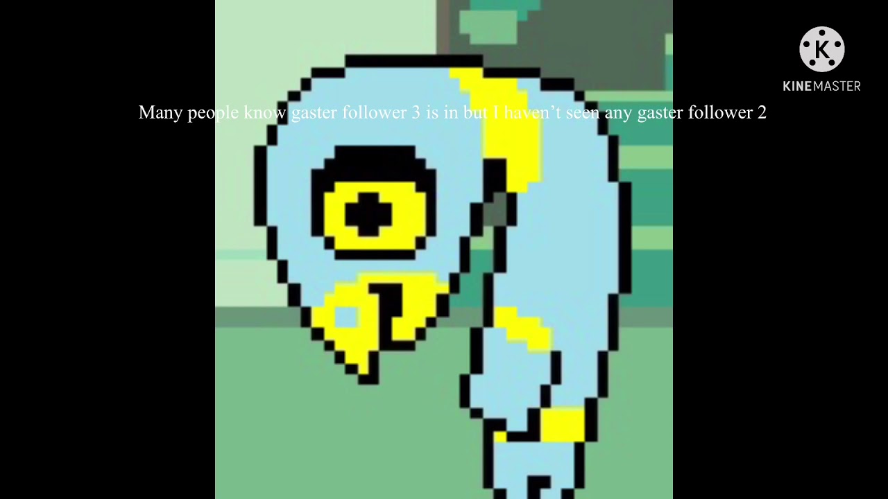 Gaster follower in deltarune - YouTube