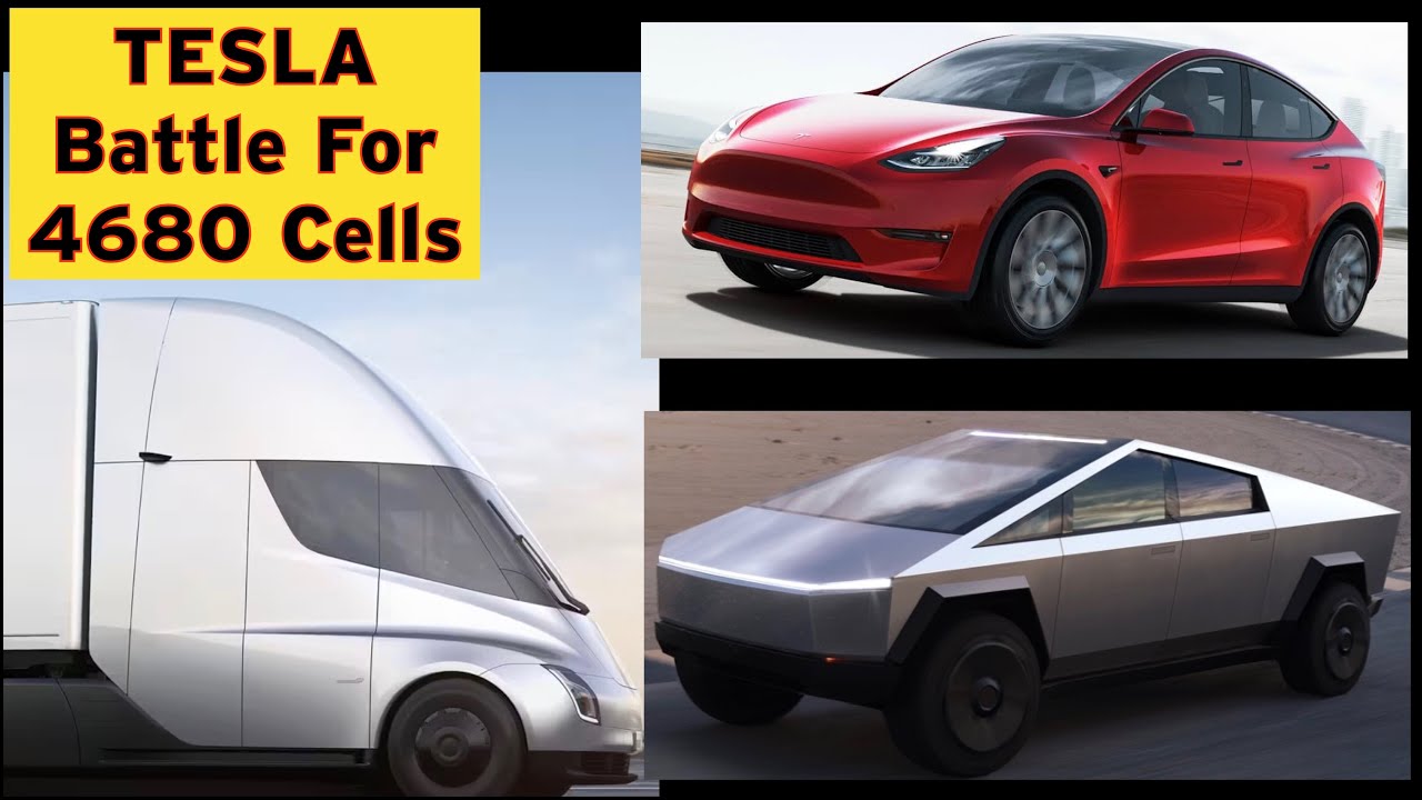 Tesla: Semi vs Model Y vs Cybertruck - Fight for 4680 - YouTube
