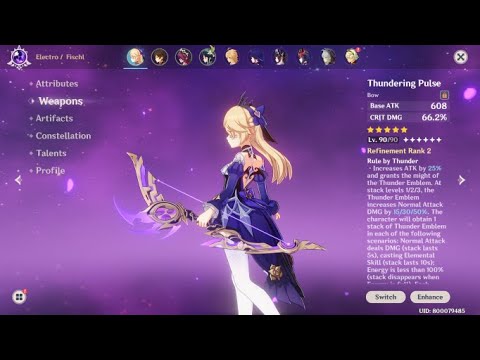 Genshin Impact Fischl Main AR59! Farming Primos for Weapon Banner - YouTube