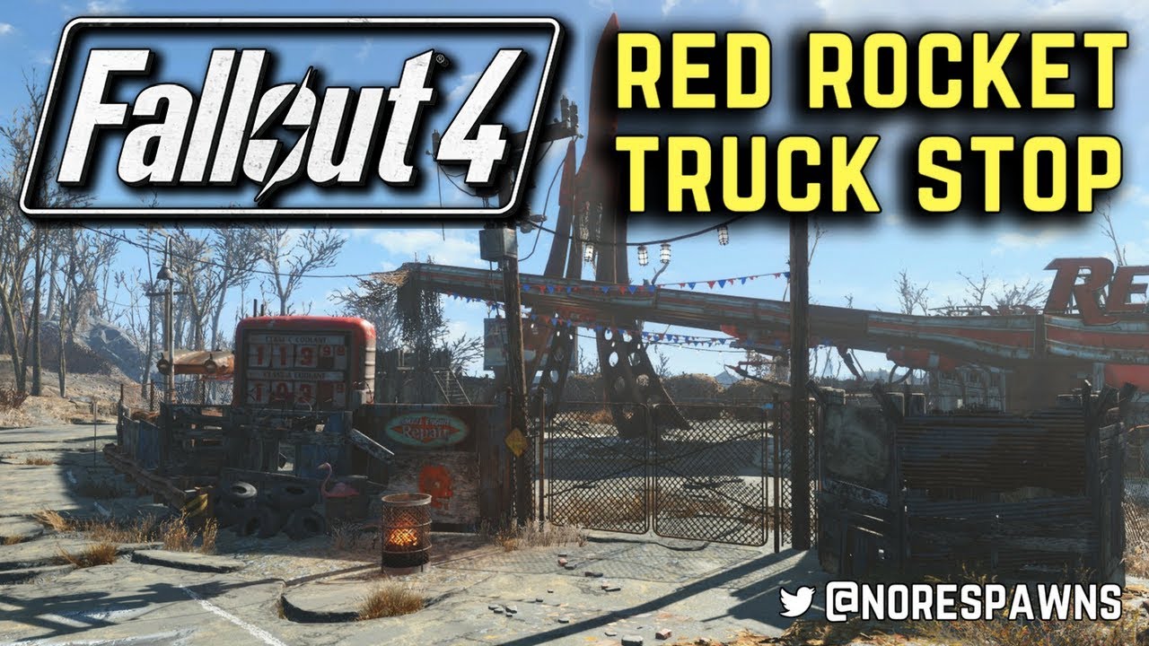 Fallout 4 - Red Rocket Truck Stop - YouTube