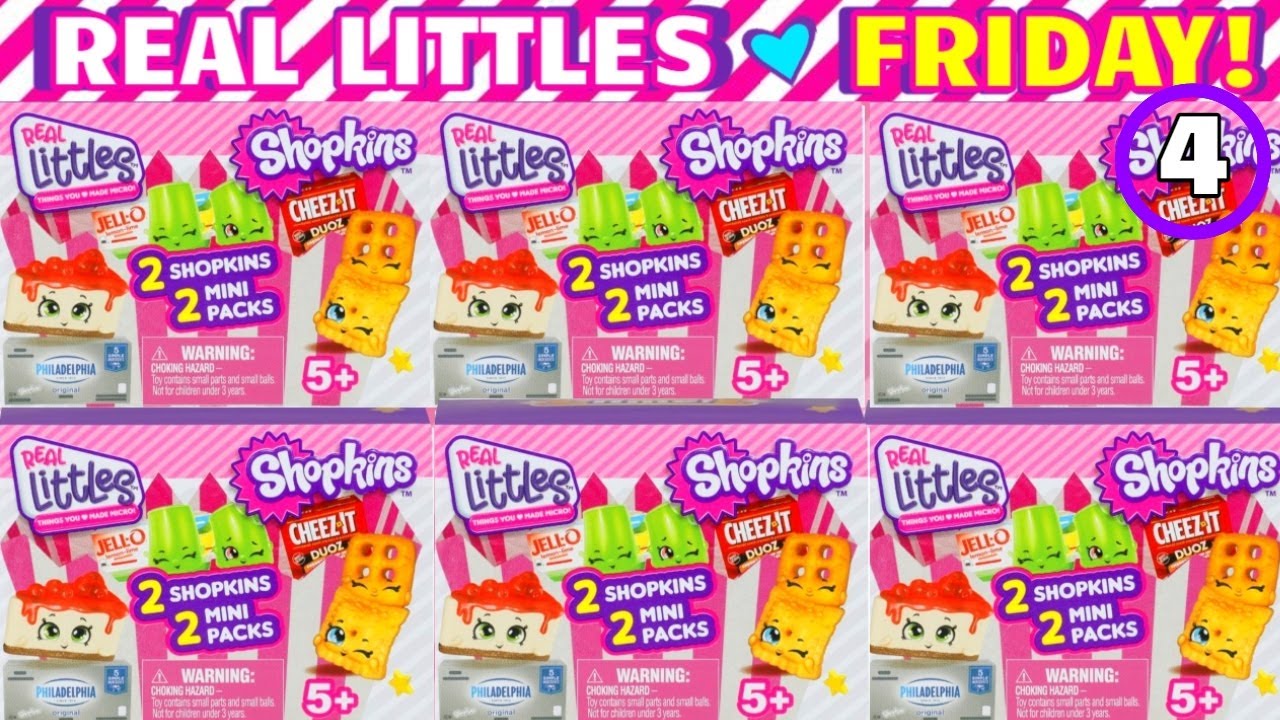 UNBOXING REAL LITTLES FRIDAY SNACK TIME BLIND BOX OPENING #4!! - YouTube