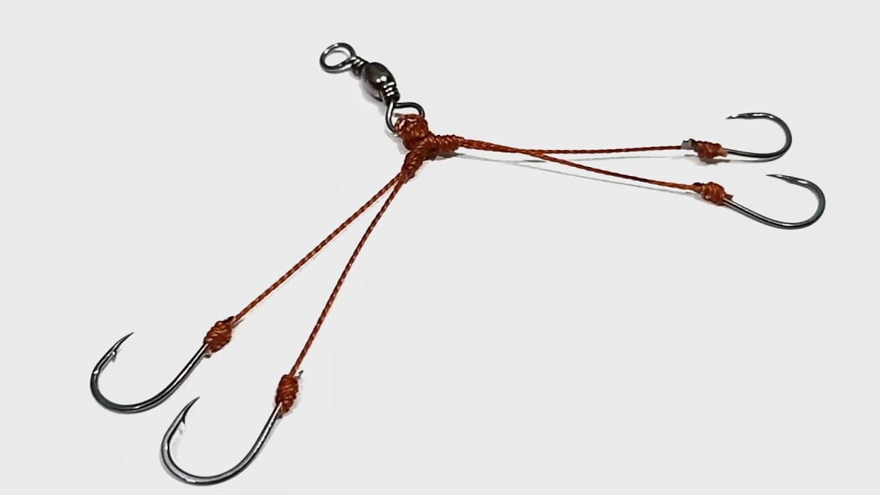 Fishing knots | How to tie 4 Fishing Hooks 2024 - YouTube