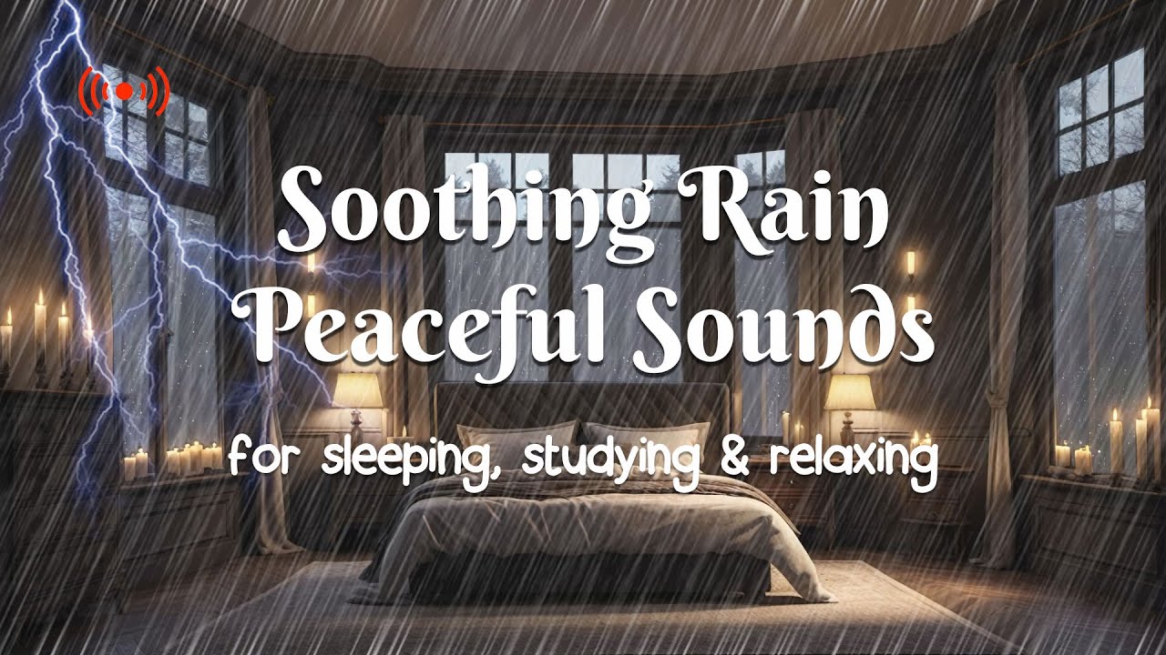 LIVE !!! 99% AGAINST INSOMNIA | Sleep Oasis: Gentle Rain Sounds for ...