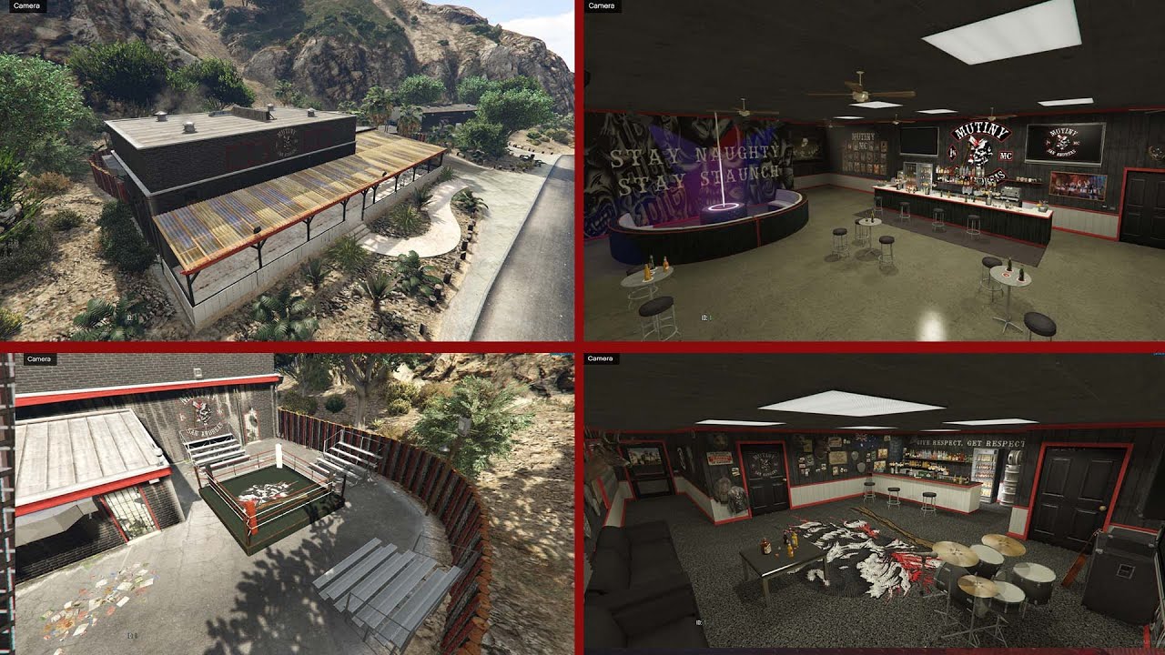 GTA V INTERIOR | MUTINY MC | FIVeM MLO - YouTube