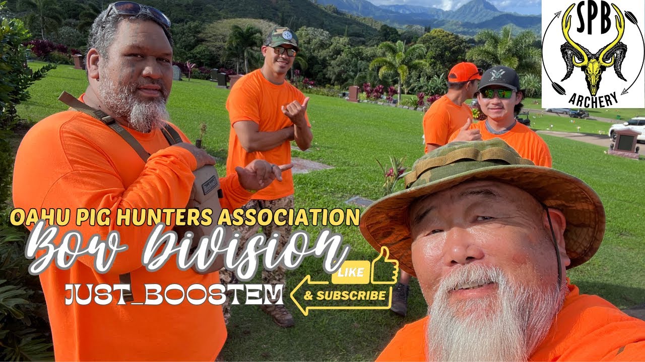 BowHunting Oahu - Temple Valley - Oahu Pig Hunter Association - YouTube