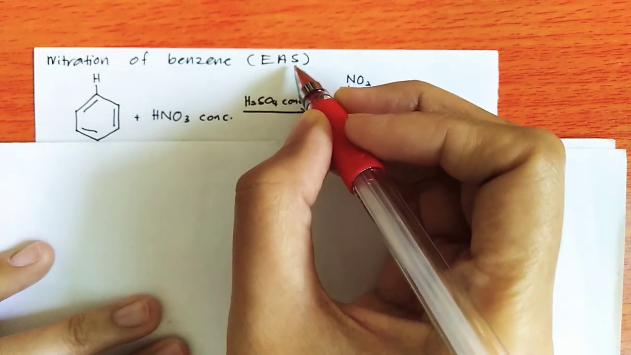 Chapter 6 :BENZENE mechanism Nitration - YouTube