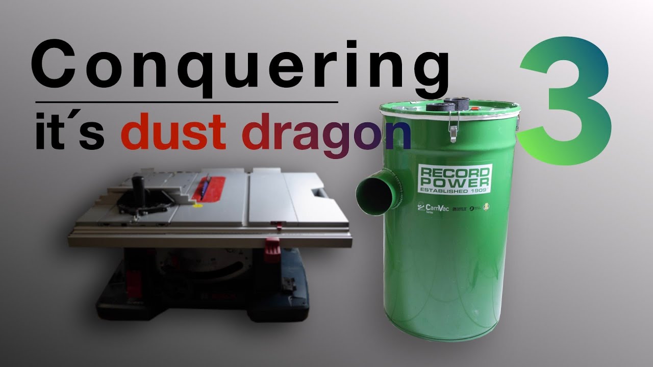 Dustproofing the Bosch GTS 10 XC Part 3 (the Finish) - YouTube