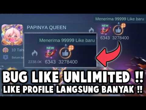 BUSET, BUG UNLIMITED LIKE PROFILE !! INI SIH BISA JUTAAN LIKE !!