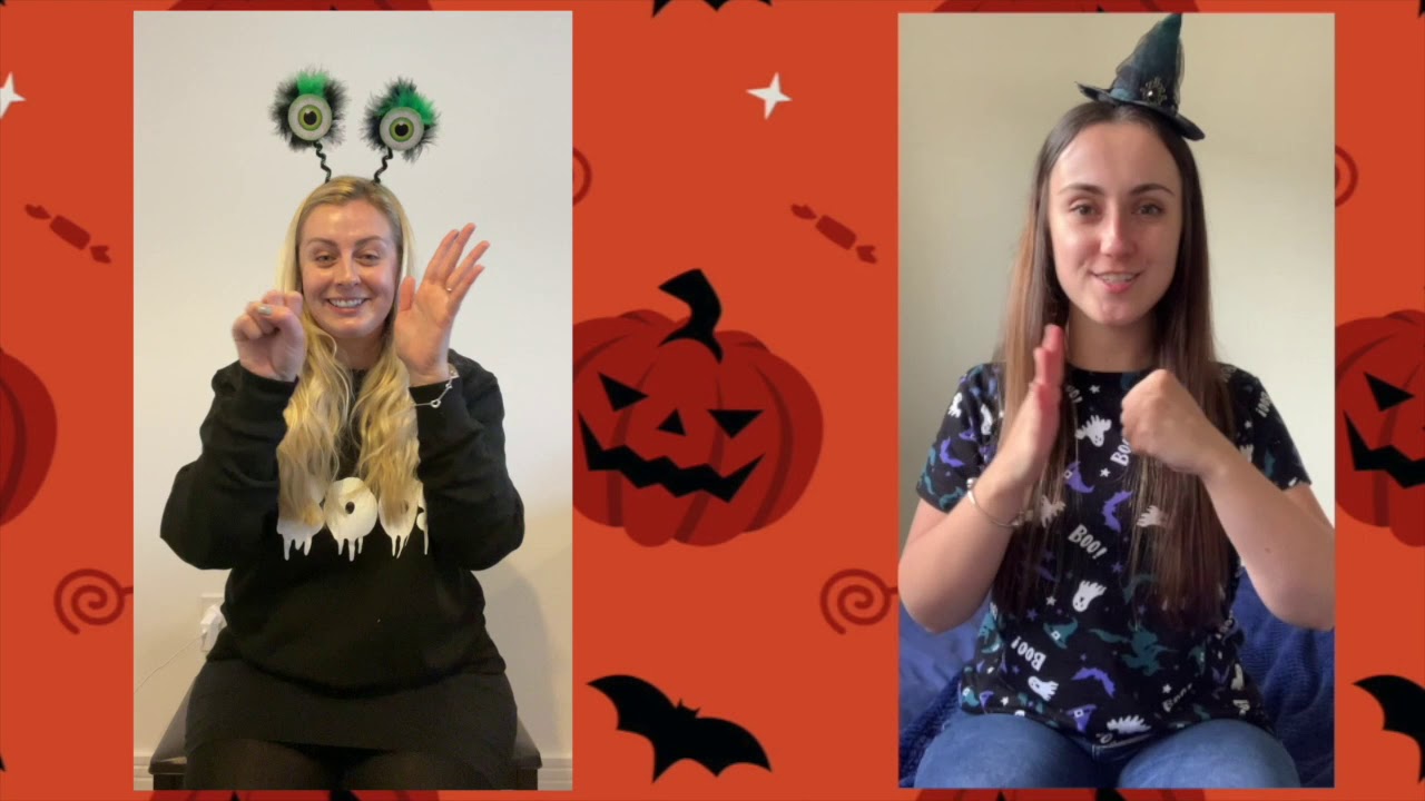 Halloween Sing & Sign Mash-Up - YouTube